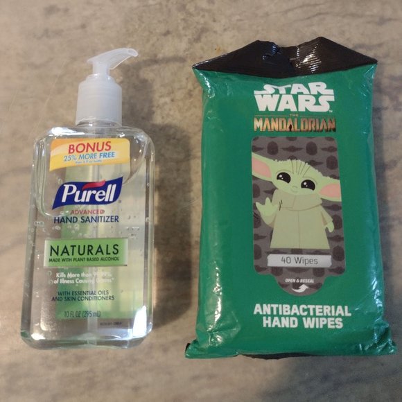 Purell | Bath | New Lot Of 2 Mandalorian Hand Wipes And Plantbased Hand ...